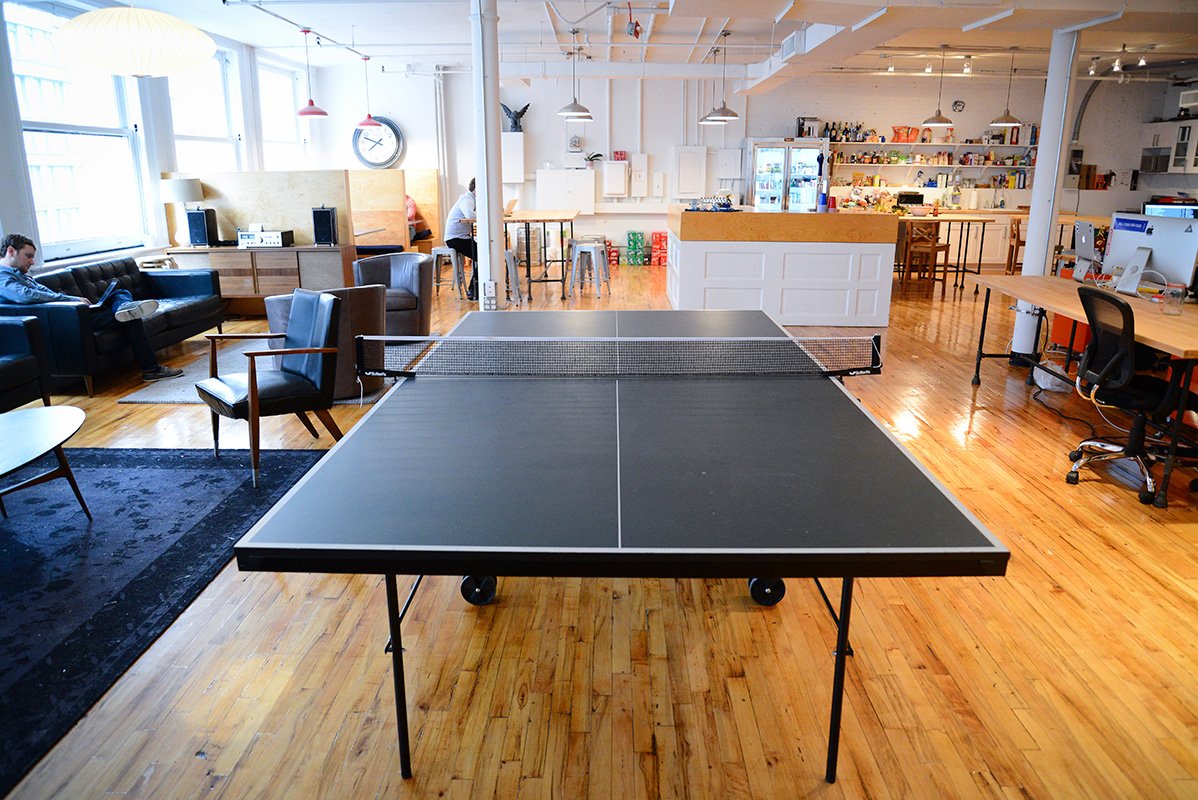 Ping pong tables & bean bag chairs | workthoughts